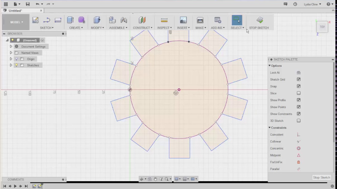 Fusion 360 Circle and Rectangle Pattern Tools