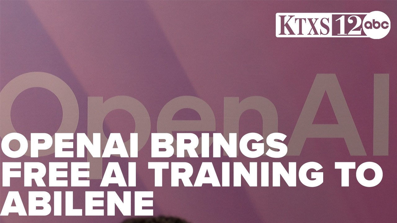 OpenAI brings free AI training to Abilene, expanding local workforce skills