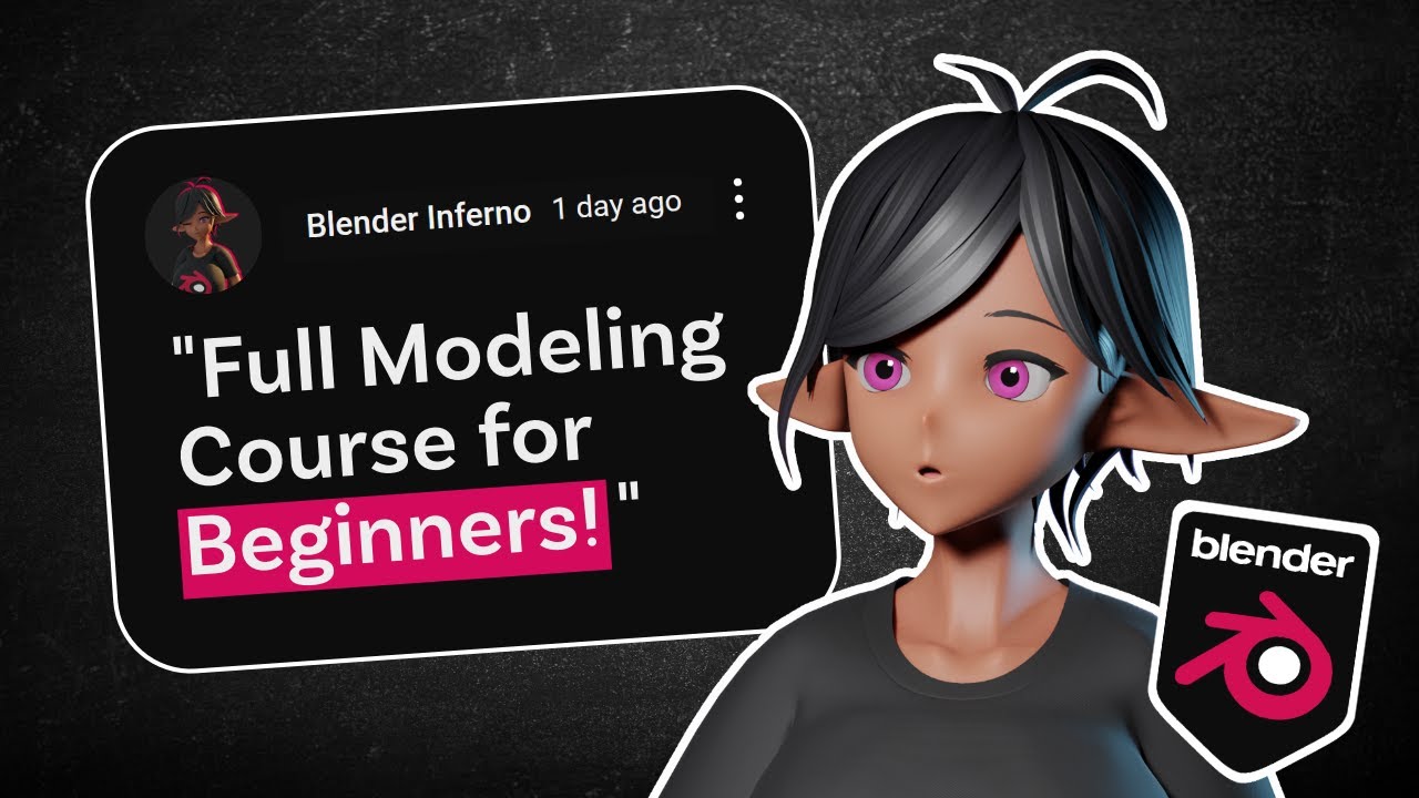 Blender 3D Modeling Course for Absolute Beginners! (Totally Free!)