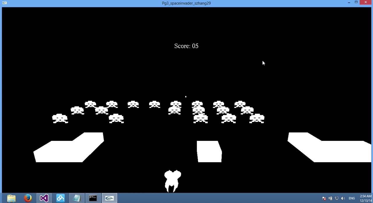 3d space invader template