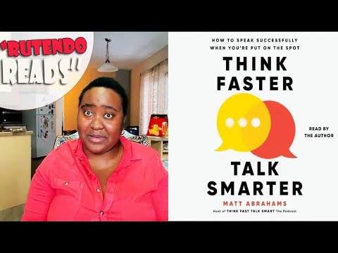 "Think Faster, Talk Smarter"-Matt Abrahams BOOK REVIEW