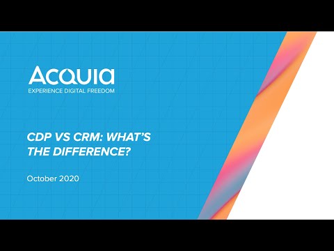 CDP VS CRM: What's the difference?