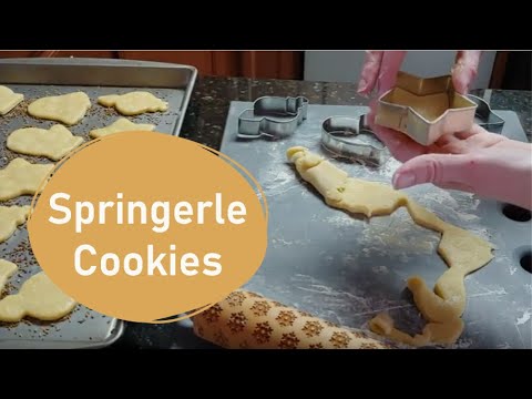 Springerle Anise Cookie Recipe for Beginners | Engraved Cookies