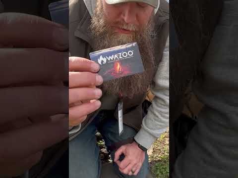 Fire Starter That Fits in Your Wallet!