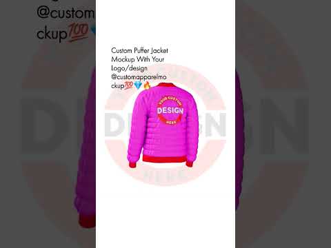 Custom Puffer Jacket With Your Custom Logo/Design @custom.mockup_apparel