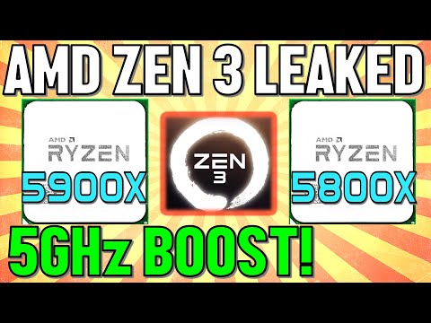 AMD Ryzen 9 5900X & Ryzen 7 5800X LEAKED - Benchmarks, Specs, & Release Dates