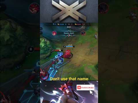 DON'T USE THAT NAME #wildrift #wildriftbestmoments #wildriftbestplays #shorts