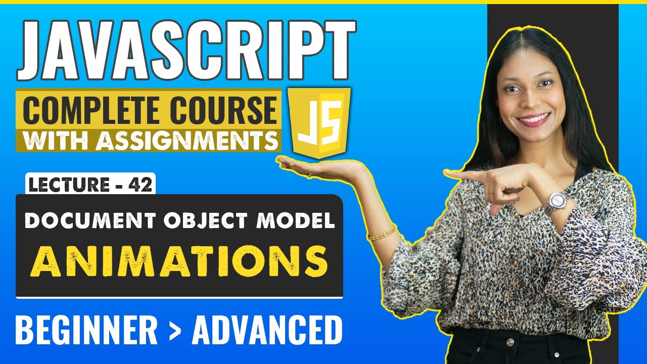 42. DOM Animations | Javascript tutorial for beginners | Javascript full course
