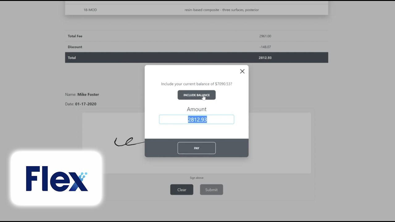 Flex In-Office Payments Overview