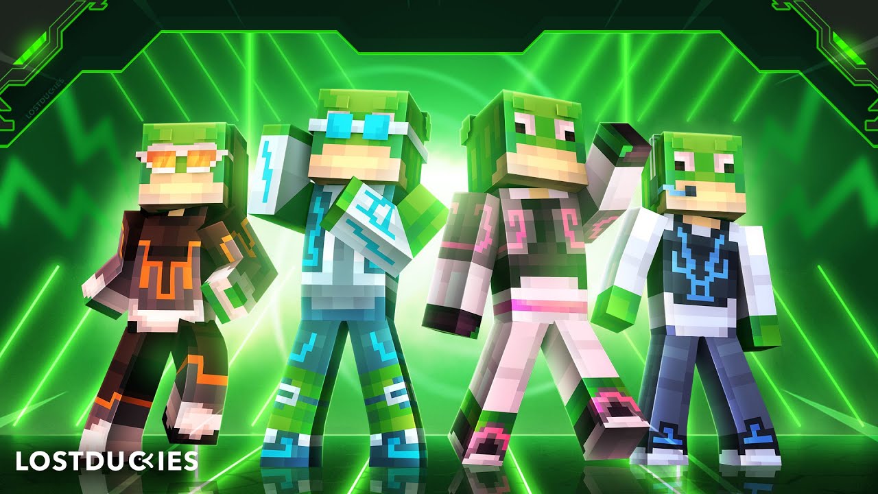 Neon Frog Gamers - Minecraft Skins