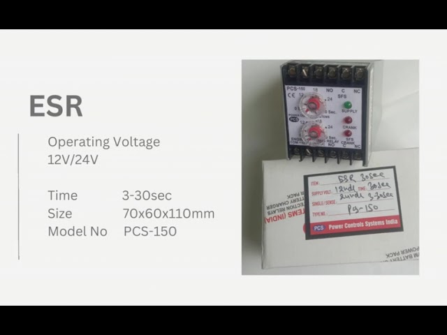 Overcurrent Relay - Alternator Voltage Relay Manufacturer from Faridabad