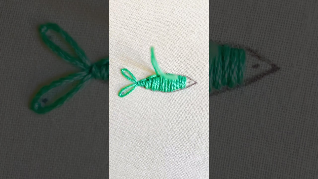 Perfect and beautiful fish embroidery design