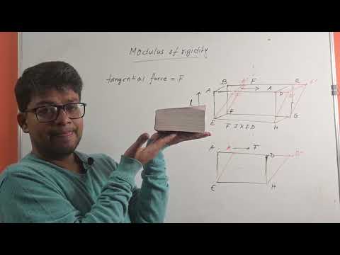 modulus of rigidity ELASTICITY | CBSE | ISC | WB | CLASS XI