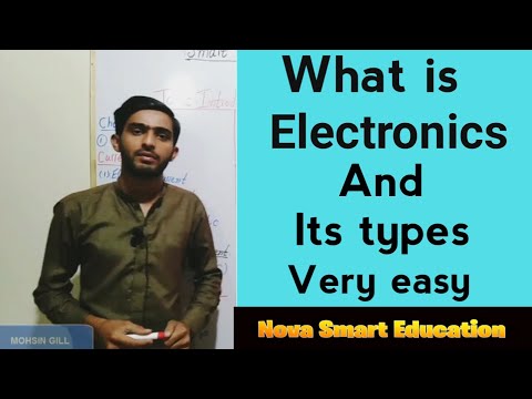 What is Electronic and its types| introduction of Electronics in Urdu\Hindi Nova smart Education
