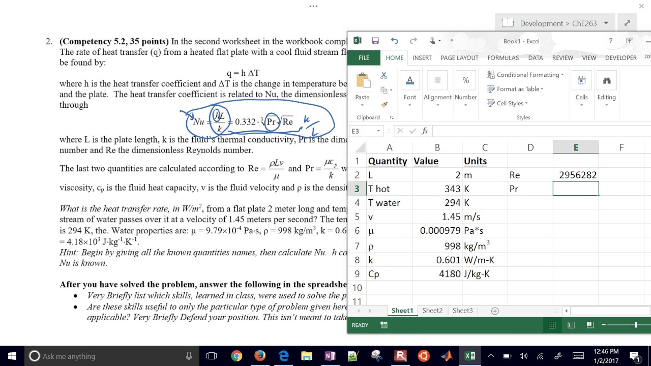 Spreadsheets for Engineers: An Introduction