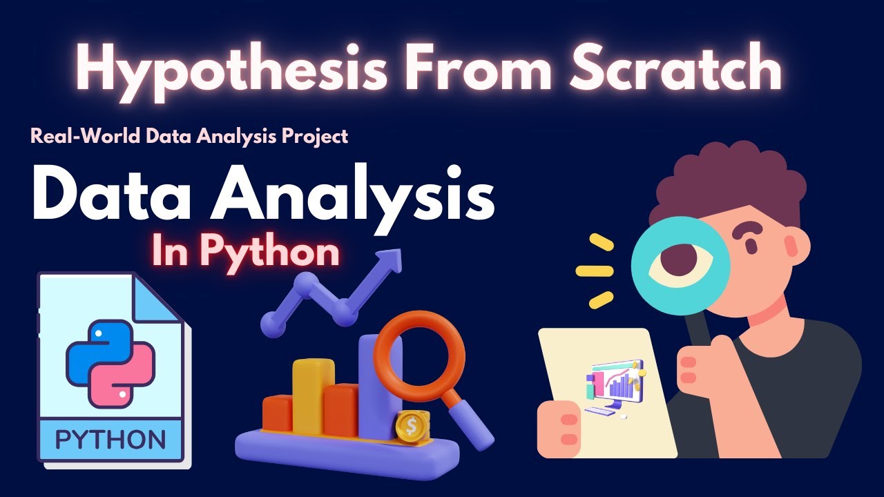 Hypothesis Testing and Data Analysis from Scratch | Real-World Python Project Tutorial
