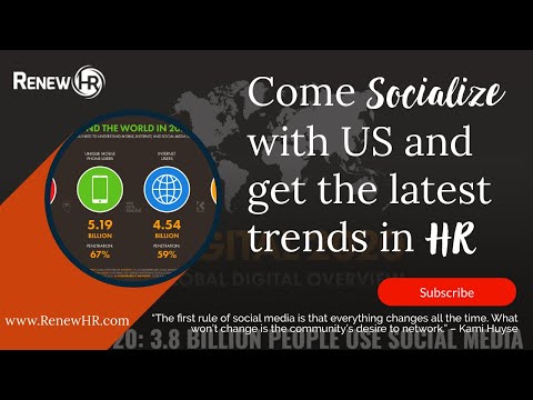 Come Socialize with US and get the latest trends in HR
