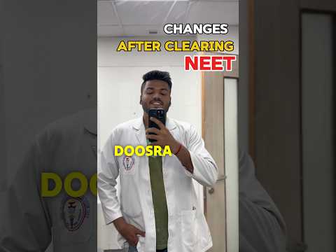 Changes in life after Neet 😱🤯 #shorts #mbbs #neet #neetmotivation #viralshorts