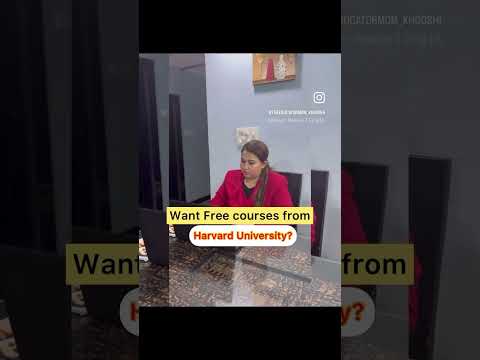 Free courses from Harvard University !