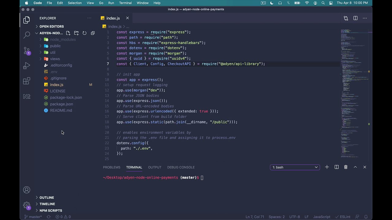 Notification Webhooks Tutorial: Node.js + Express