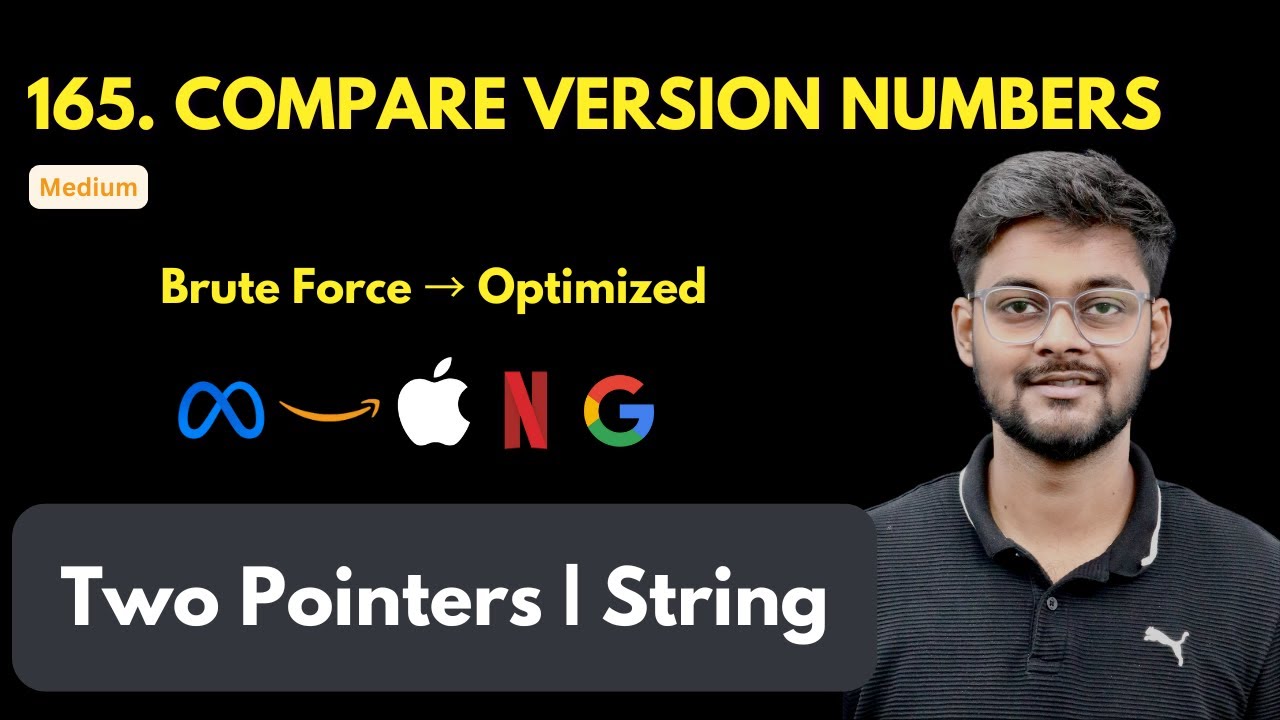 Compare Version Numbers | LeetCode 165 | Two Pointers | String | MAANG