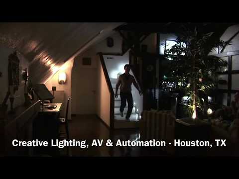 Creative LAVA Control4 Savant Automated Staircase Lights - Houston, TX