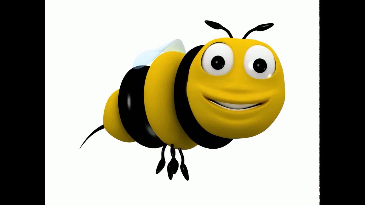 Bee cartoon character 3D model from CGTrader.com