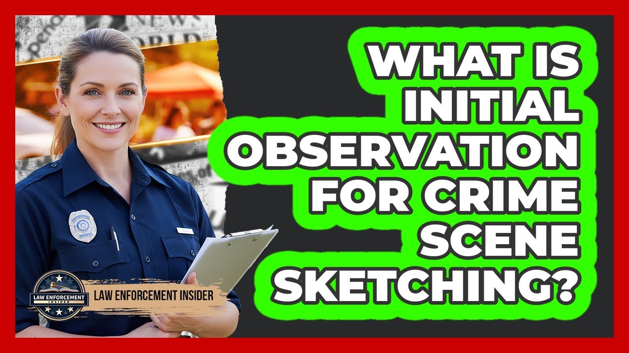 What Is Initial Observation for Crime Scene Sketching?