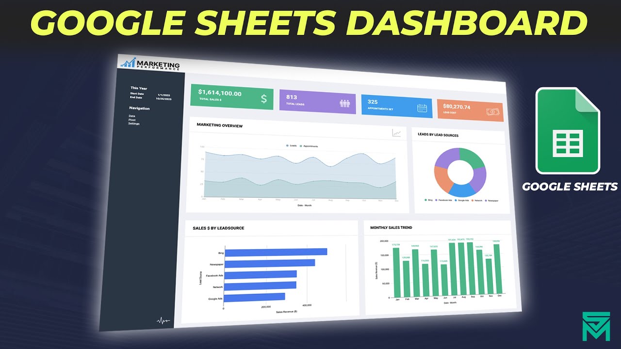 Build a Google Sheets Dashboard That Looks Professional (Full Design Guide)