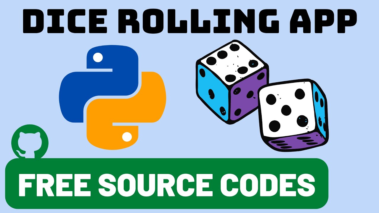 How To Make Rolling the Dice App - Python Tkinter GUI