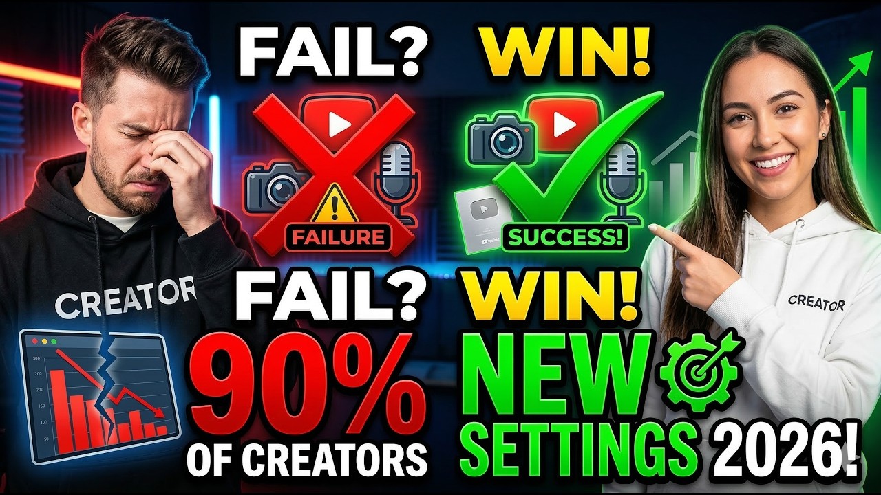 90% of Creators Fail Because of This! (New Channel Settings 2026)
