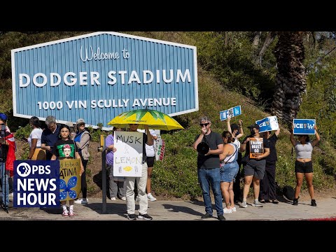 Federal agents are denied access to Dodger Stadium in latest immigration clash