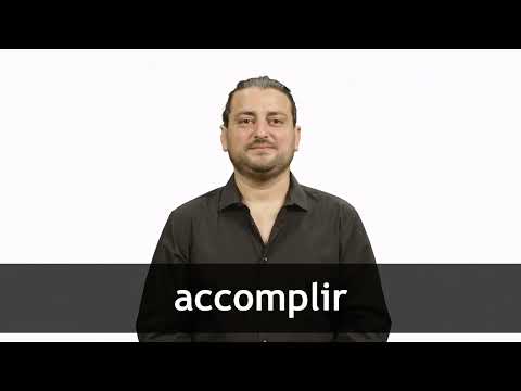 English Translation of “ACCOMPLIR” | Collins French-English Dictionary