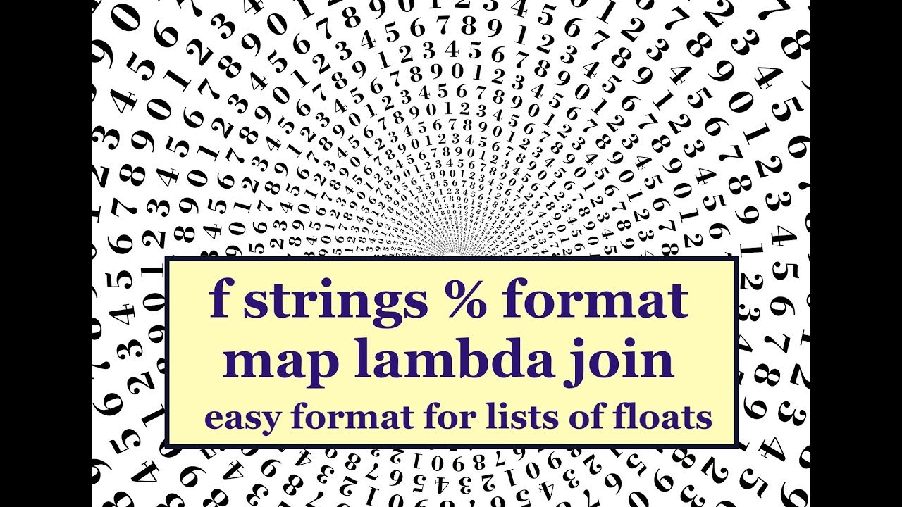 Formatting float list in python and some format history