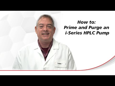 How to: Prime and Purge an i-Series HPLC Pump