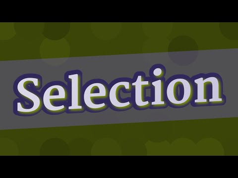 SELECTION pronunciation • How to pronounce SELECTION