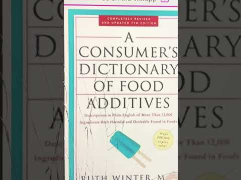 143:A Consumer's Dictionary of Food Additives, 7th Edition: Descriptions in Plain English of More