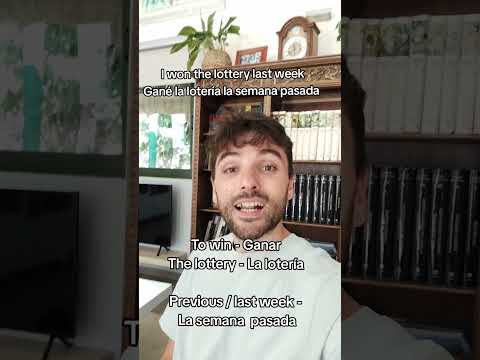 I won the lottery! #lottery #spanish #learnspanish #espanol