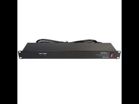 Startech Rackmount PDU with 8 Outlets and Surge Protection - | Reverb