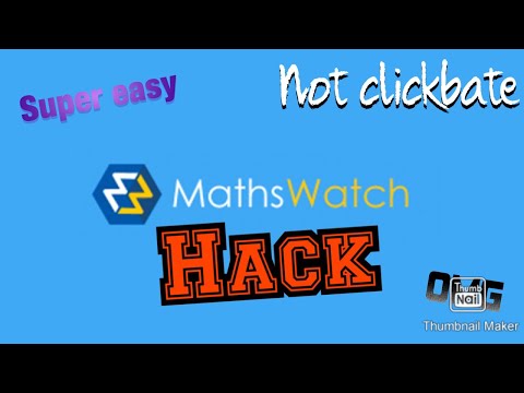 Mathswatch hack 2020