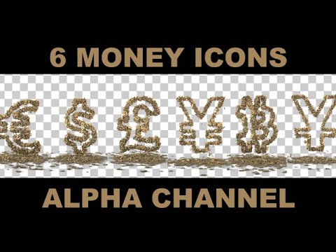 Money Icons Creation Stock Motion Graphics