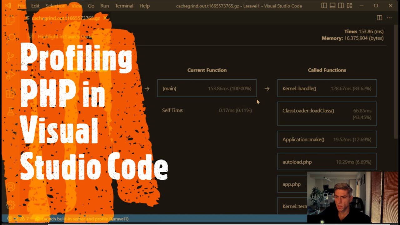 Profiling PHP in Visual Studio Code