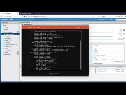 How to install Ubuntu 20.04 on ESXi 6.5