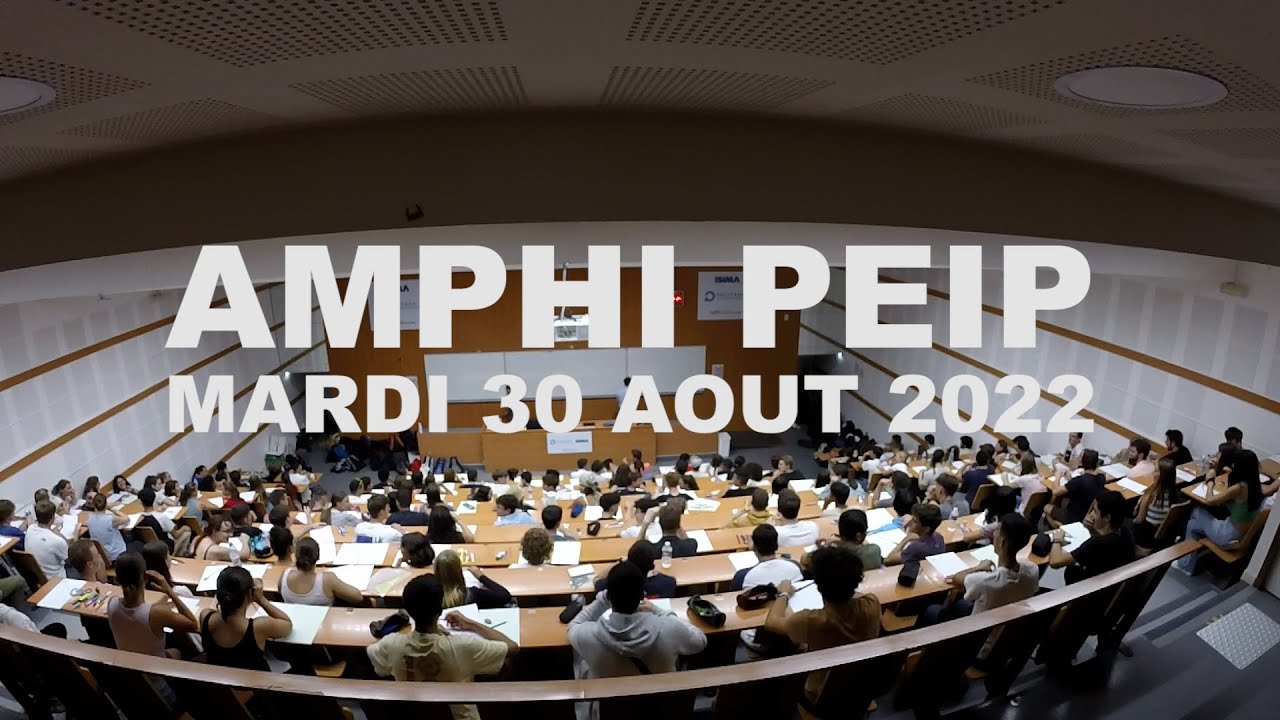 Amphi PEIP 2022 - Polytech Clermont Ferrand