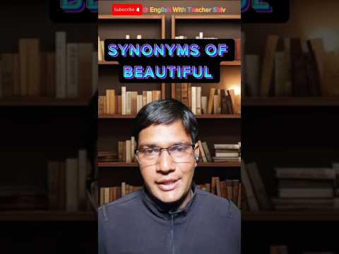🔥🍁 LEARN SYNONYMS OF ❤️ BEAUTIFUL ❤️ #english #englishwithteachershiv #englishlanguage#vocabulary🛑