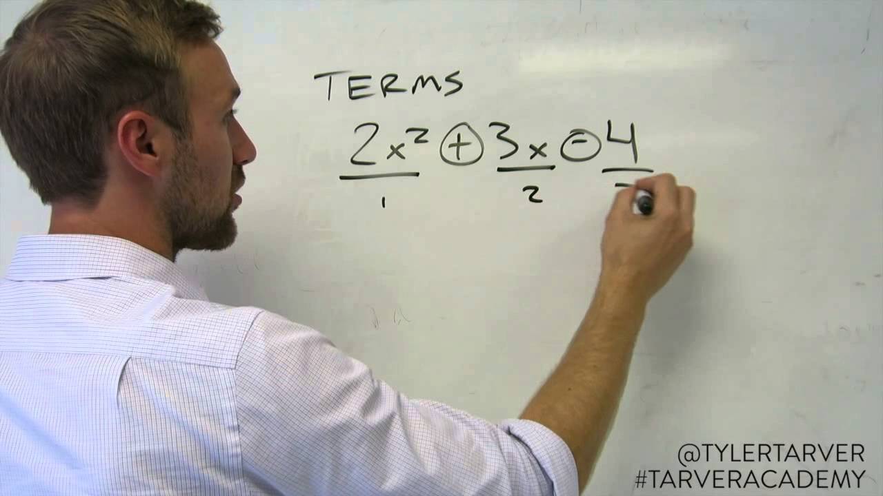Terms in Math