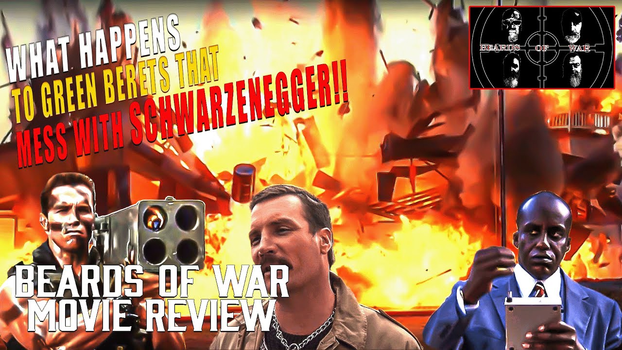 Beards of War – Commando (1985) Review: Arnold, One-Liners, and Total Mayhem!