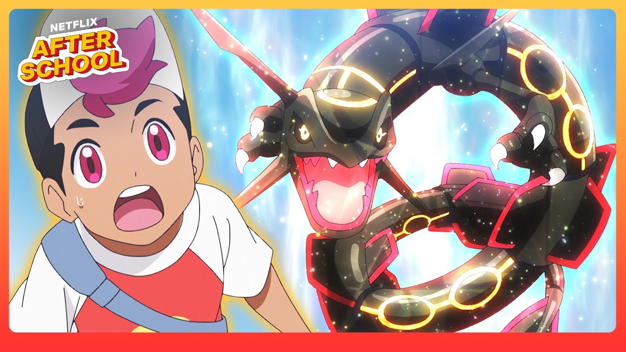 Liko and Roy Encounter Black Rayquaza 🐉 Pokémon Horizons: The Series | Netflix Family