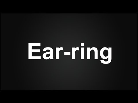 Ear ring Meaning in Urdu, How to Say Ear ring in English, Ear ring Meaning in Hindi