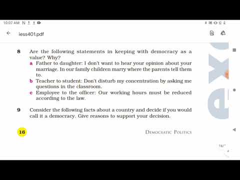 Broader meaning of Democracy | Revision Guide| Class 9